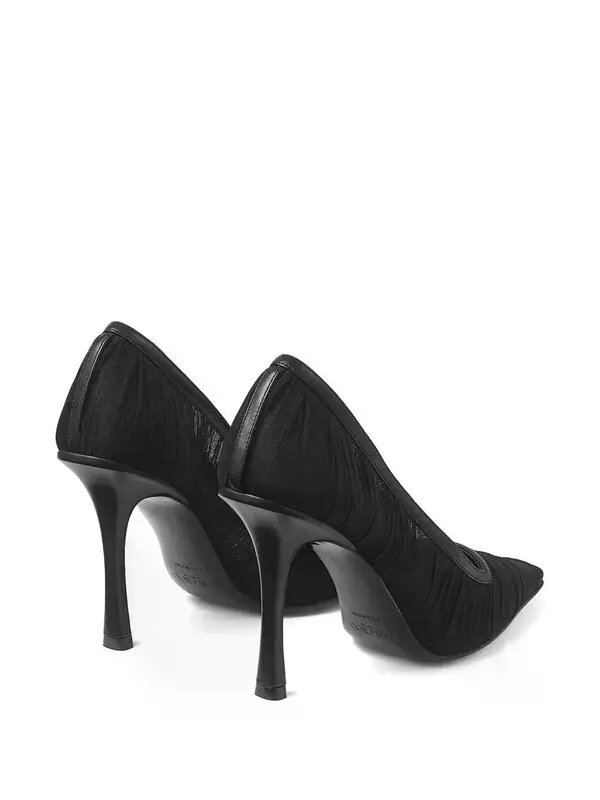 JIMMY CHOO Ruched Stiletto Pumps