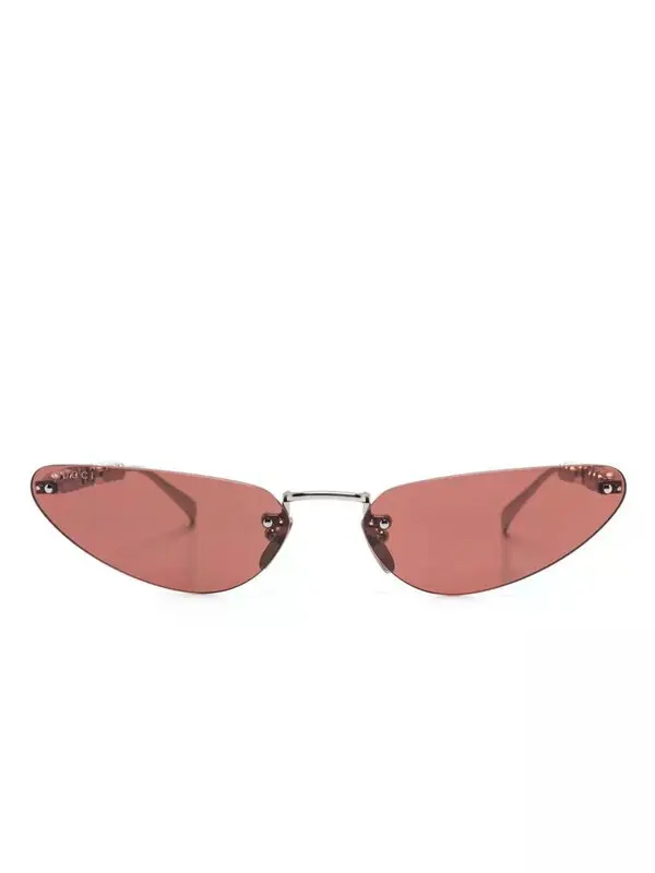 Gucci Cat Eye-frame Sunglasses - Silver
