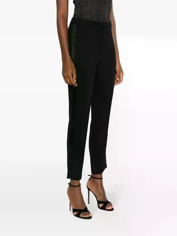 Federica Tosi Satin-trim Tailored Trousers