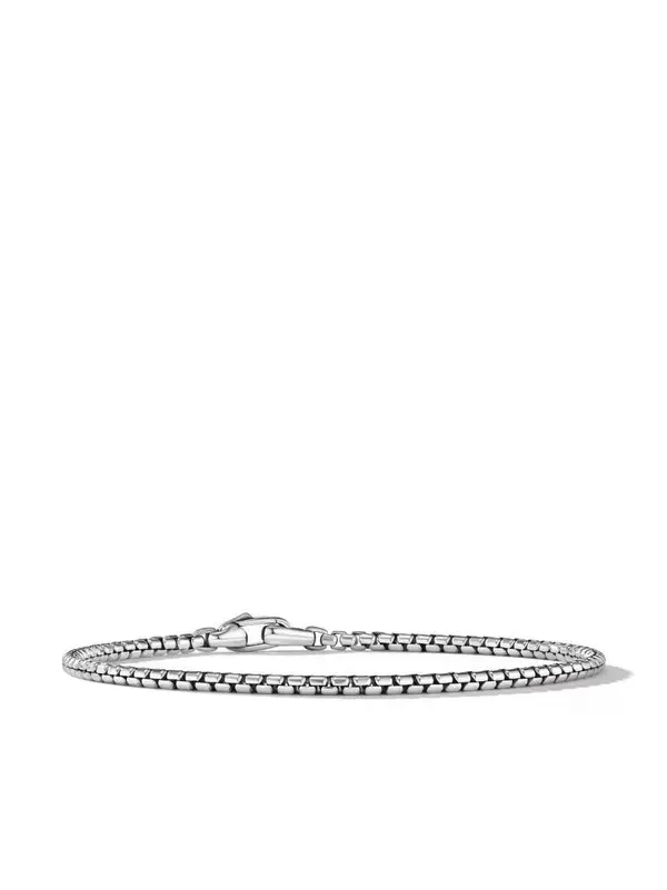 David Yurman Sterling Box Chain Bracelet - Silver