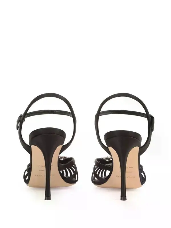 SERGIO ROSSI Embellished Stiletto Heeled Sandals