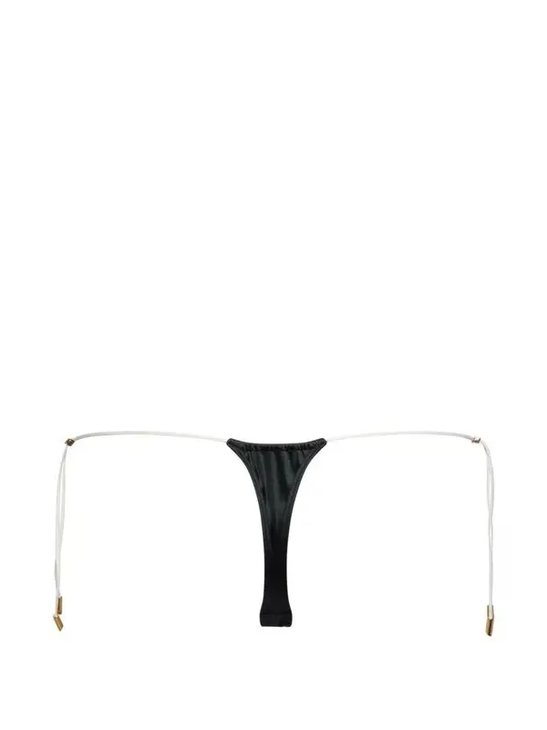 MAISON CLOSE String Bikini Bottoms - Black