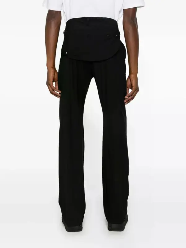 POST ARCHIVE FACTION Tonal Stitching Straight-leg Trousers
