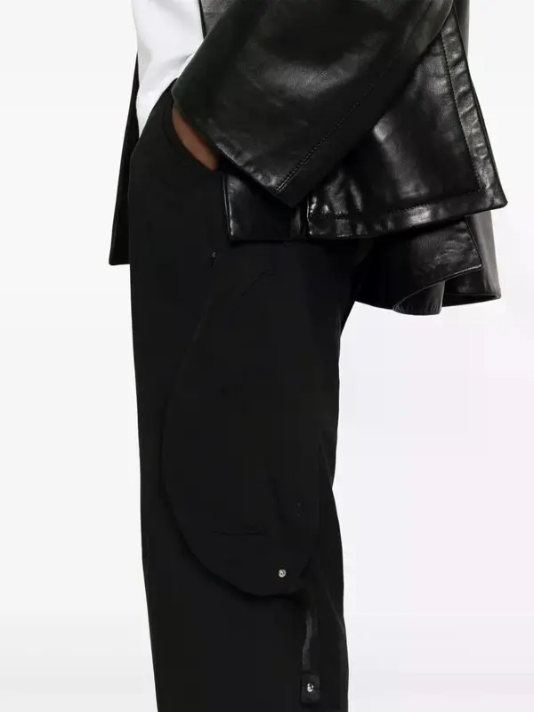 POST ARCHIVE FACTION Tonal Stitching Straight-leg Trousers