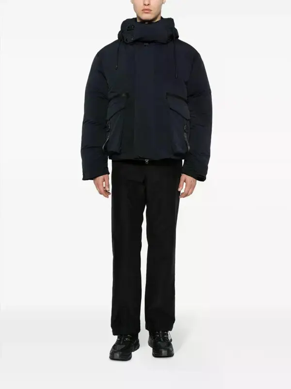 SPOONYARD Hooded Padded Jacket - Black