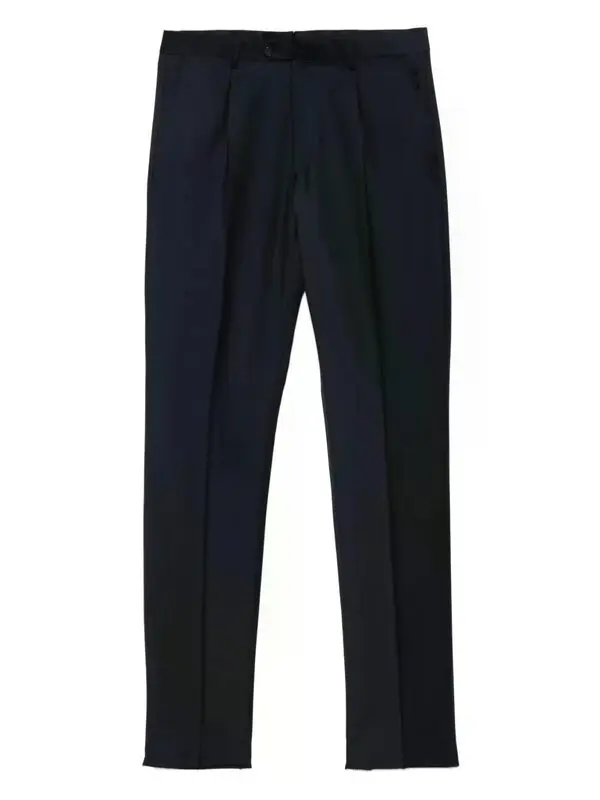 Caruso Wool Trousers - Blue