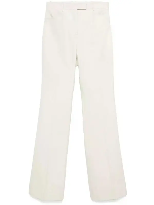 TOM FORD Beige Cotton Flared Trousers