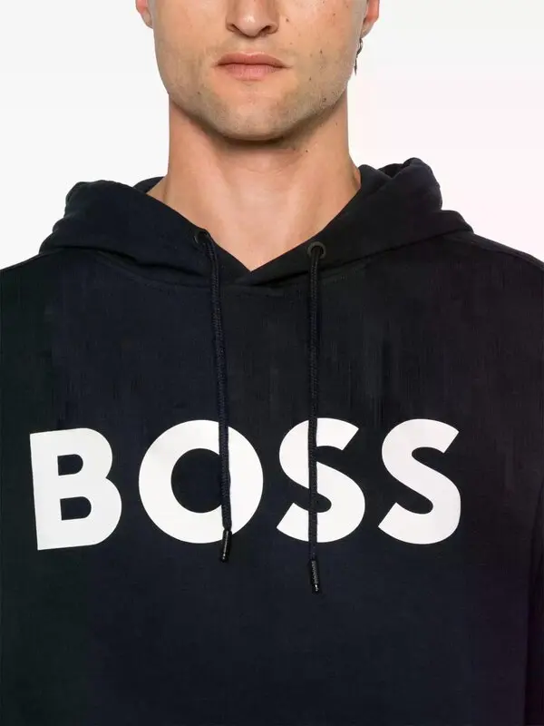 BOSS Logo-print Hoodie