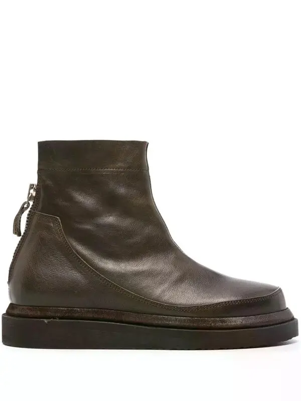 Moma Calf Leather Ankle Boots