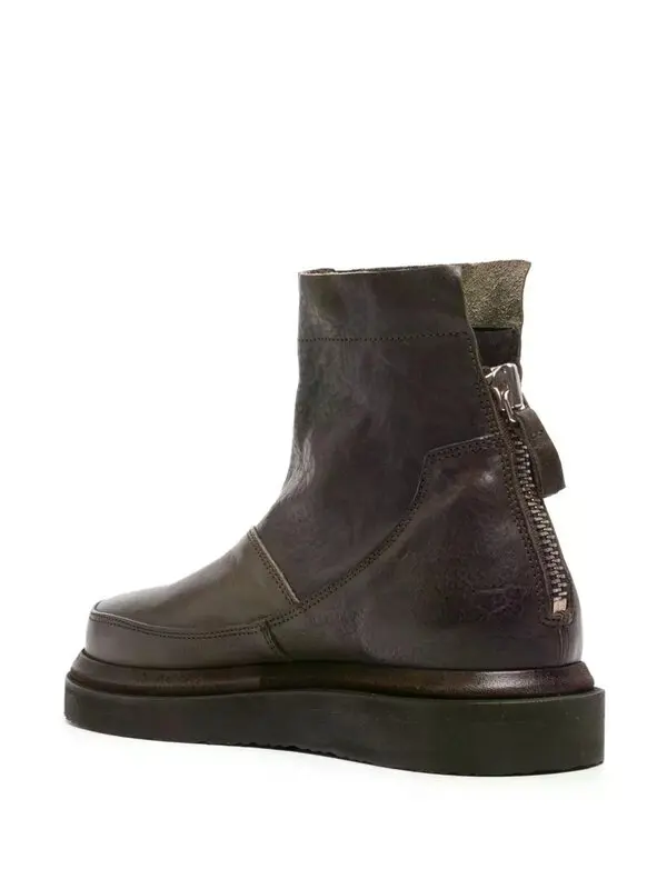 Moma Calf Leather Ankle Boots