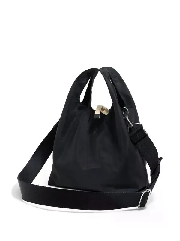 Bimba Y Lola Logo Plaque Tote Bag - Black