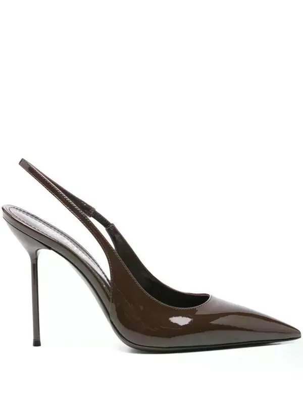 Paris Texas Lidia Slingback Pumps - Brown