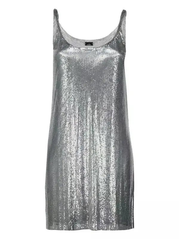 Rabanne Mesh Dress - Silver