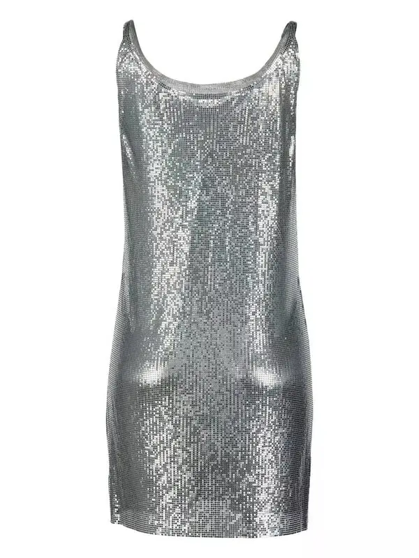 Rabanne Mesh Dress - Silver