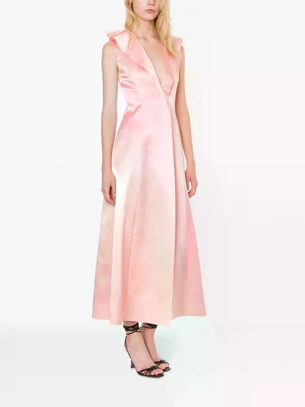 Philosophy Di Lorenzo Serafini Satin Midi Dress