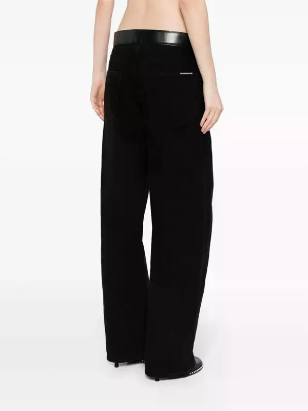 Alexander Wang Belted Waist Wide-leg Trousers