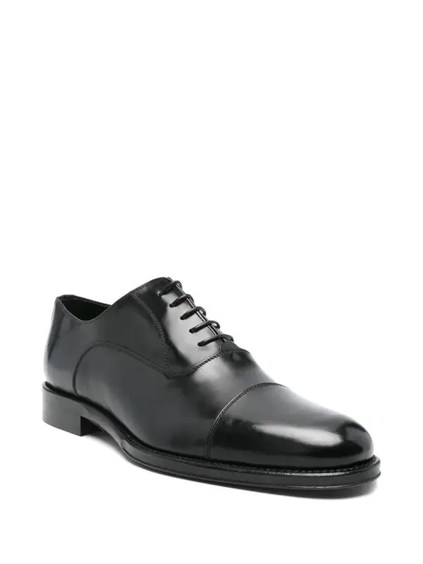 Corneliani Leather Derby Shoes