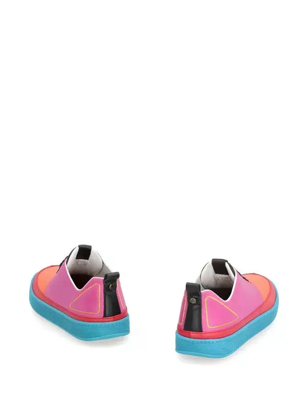 VOLTA Colour-block Lace-up Sneakers