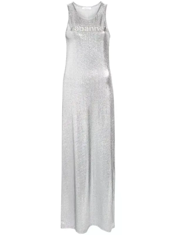 Rabanne Metallic-finish Sleeveless Dress