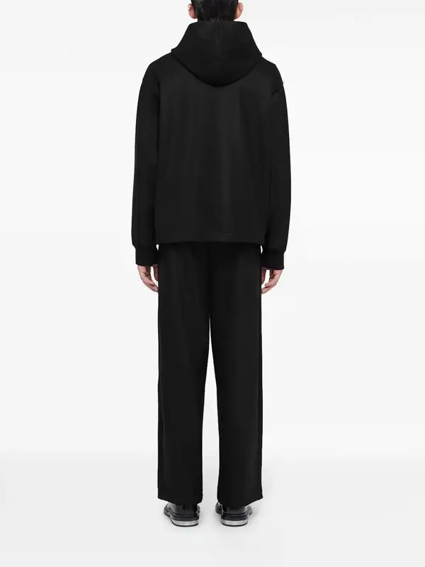 JIL SANDER Wide-leg Track Pants - Black