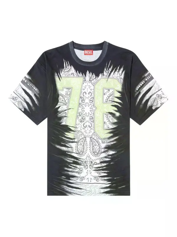 DIESEL® Bandana-print T-shirt