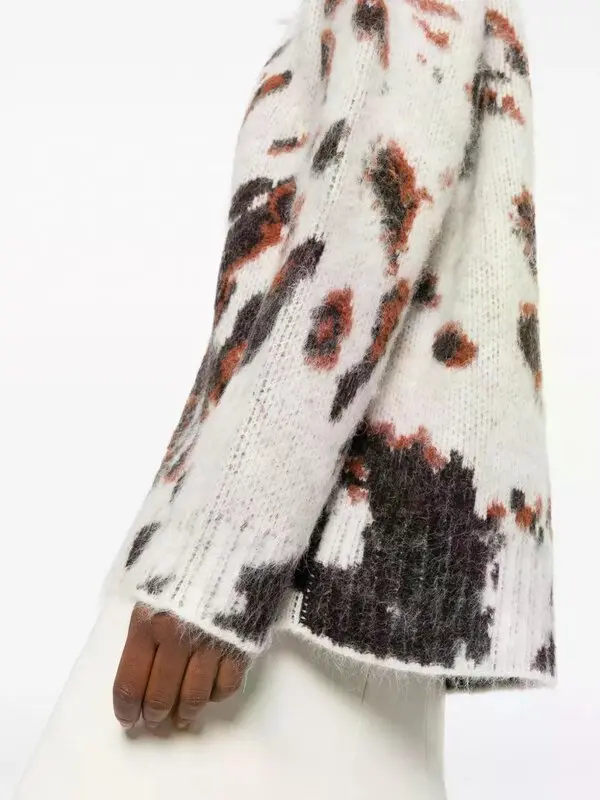 Stella McCartney Alpaca Wool-blend Jacquard Jumper