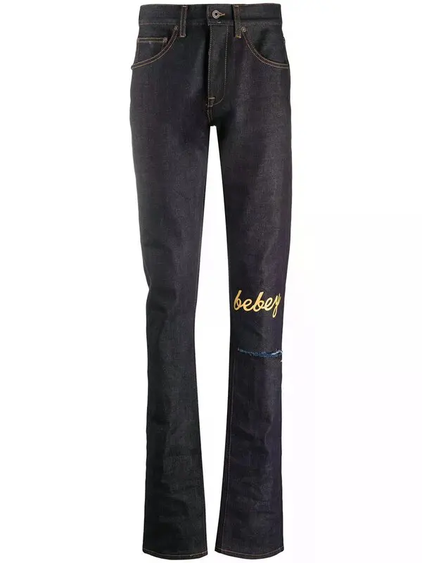 Off-White X Theophilus London Bebey Selvedge Jeans - Blue