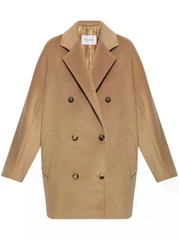 Max Mara Rebus Double-breasted Coat - Brown