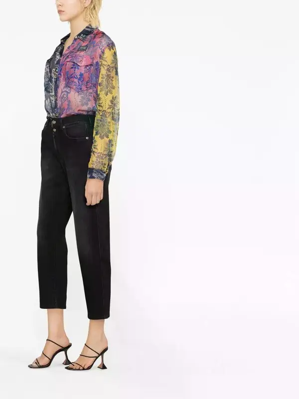 Versace Tapestry Couture Panelled Shirt