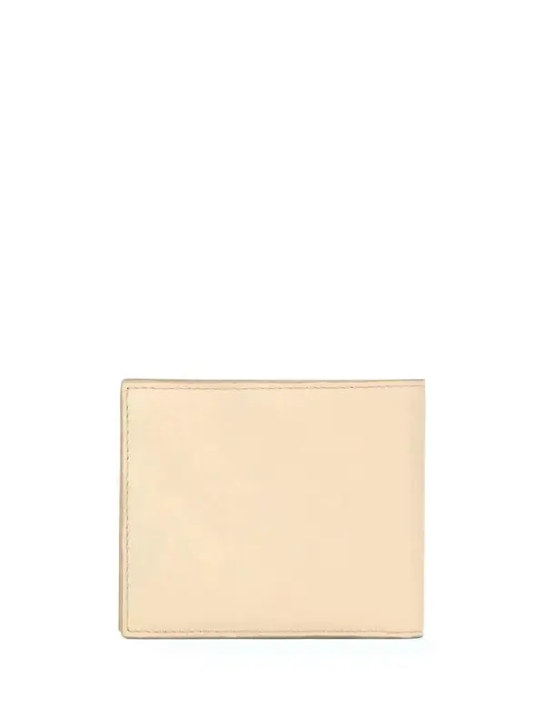 Dolce & Gabbana Embossed-logo Bi-fold Wallet - Neutrals