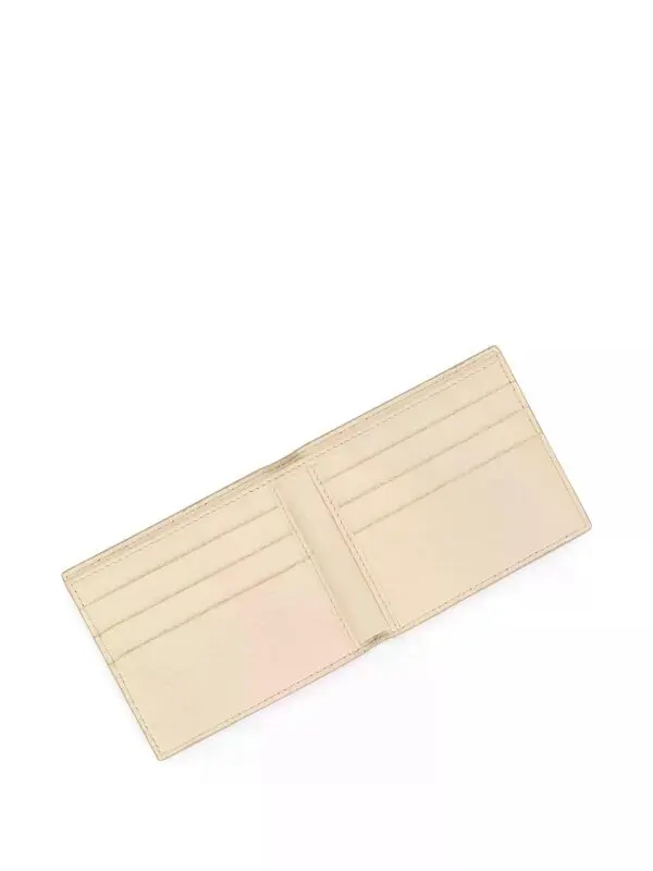 Dolce & Gabbana Embossed-logo Bi-fold Wallet - Neutrals
