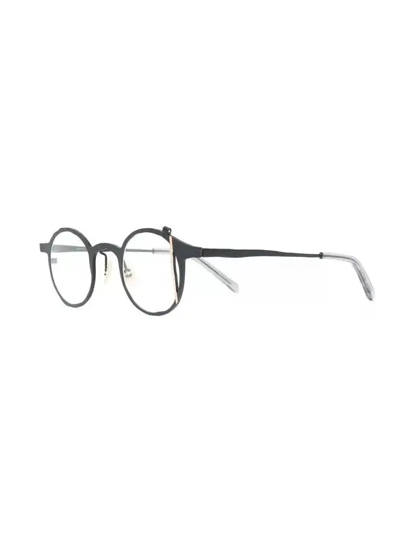 MASAHIROMARUYAMA Strap-detail Round Frame Eyeglasses