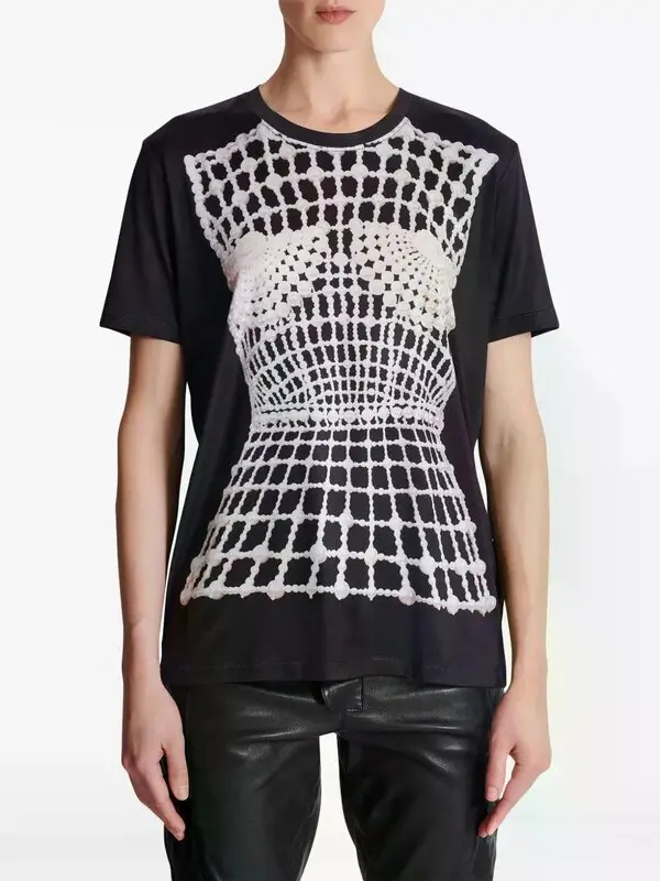 Balmain Trompe L'oeil Print T-shirt