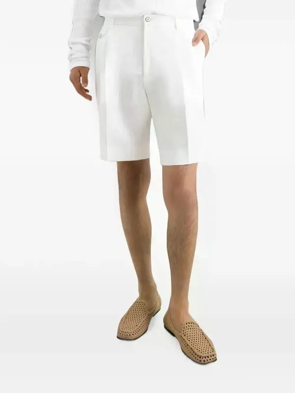 Dolce & Gabbana Linen Bermuda Shorts