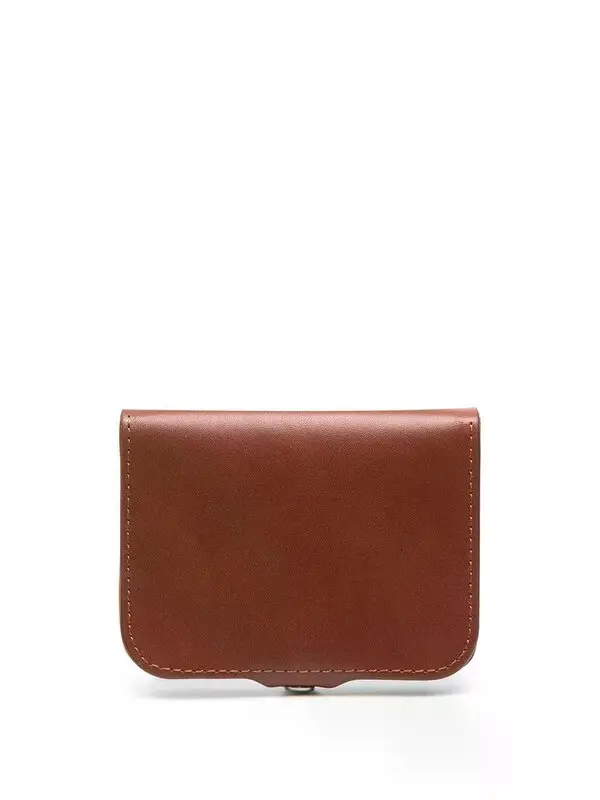 A.p.c. Snap-fastening Leather Wallet