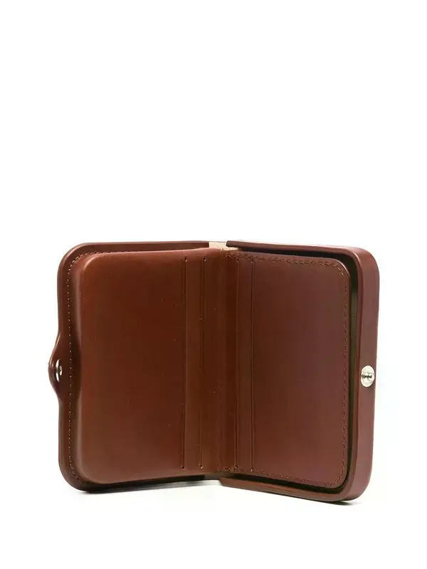 A.p.c. Snap-fastening Leather Wallet