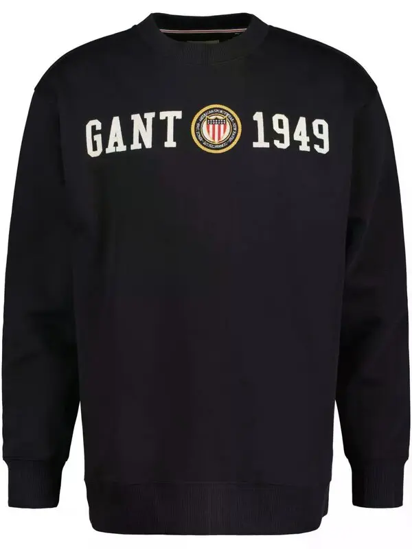 Gant Crest Shield Sweatshirt - Black