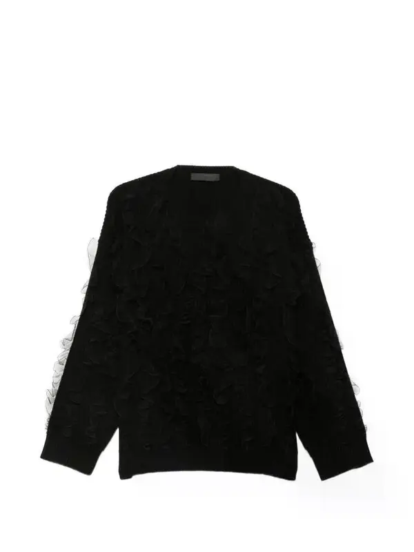 Valentino Garavani Virgin Wool Sweater With Ruffle Detailing