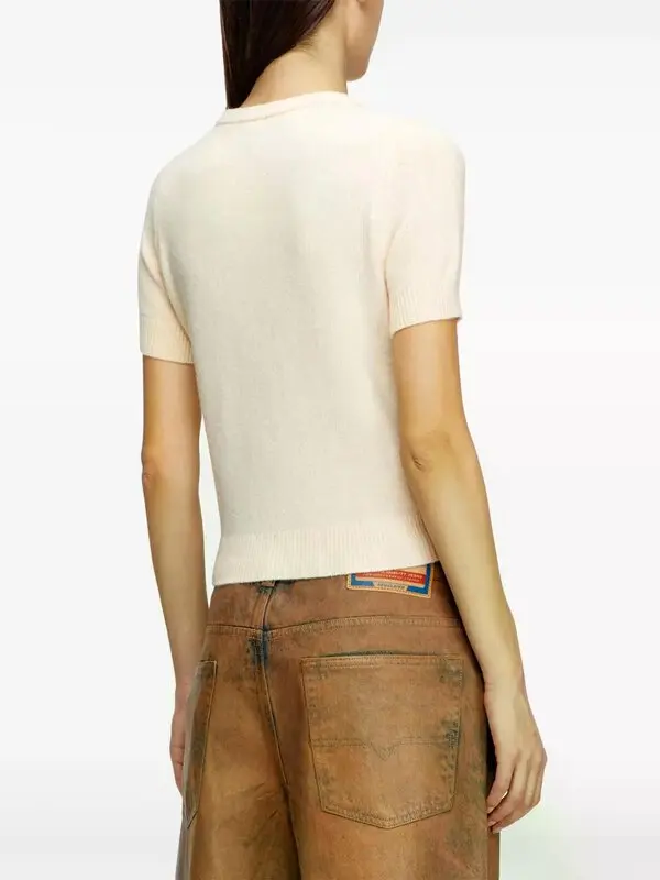 DIESEL® Oval D Logo Knit Top