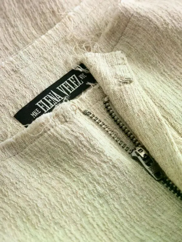 ELENA VELEZ Organic Linen Trousers - Neutrals