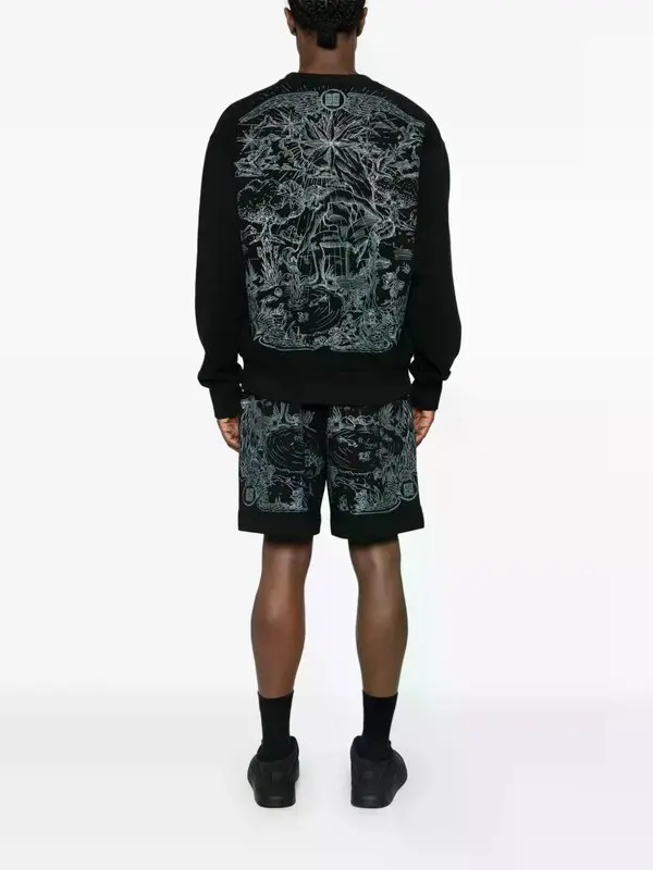 Givenchy Sketch-print Cotton Sweatshirt