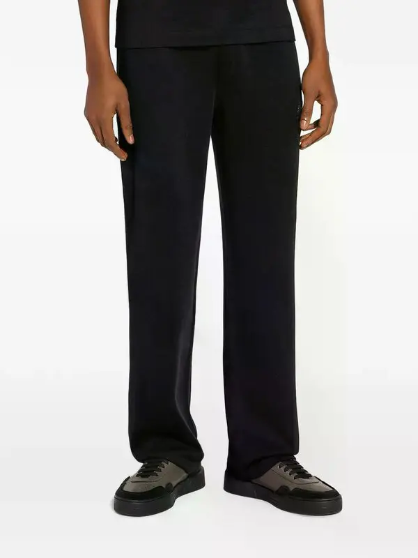 Dolce & Gabbana Logo-embroidered Track Pants - Black