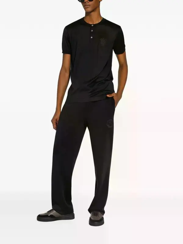 Dolce & Gabbana Logo-embroidered Track Pants - Black