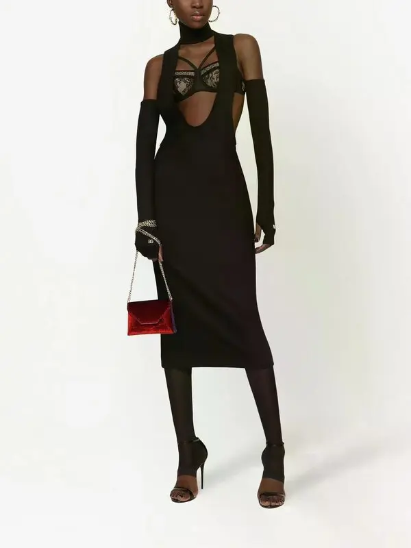Dolce & Gabbana Cut-out Midi Dress