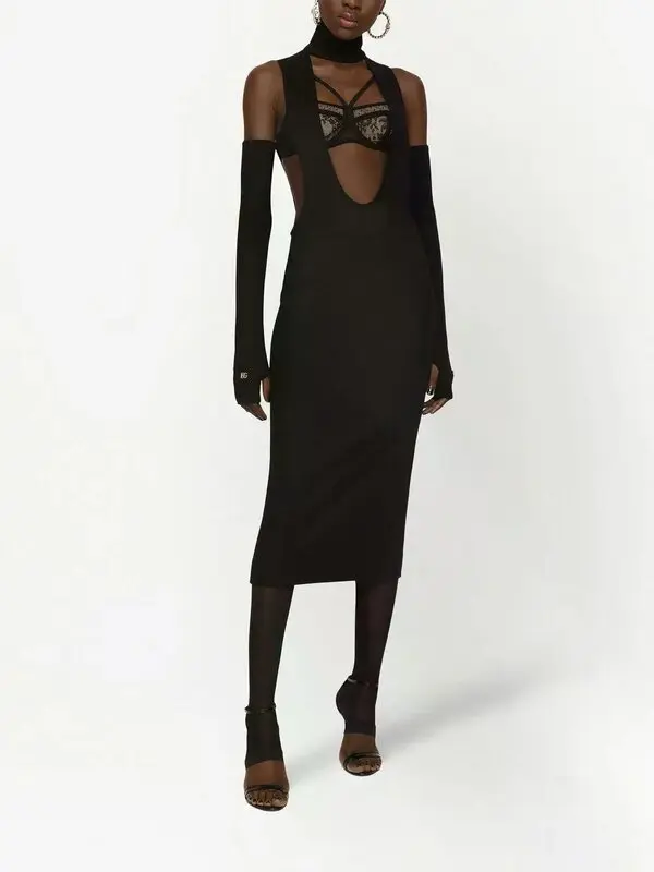 Dolce & Gabbana Cut-out Midi Dress