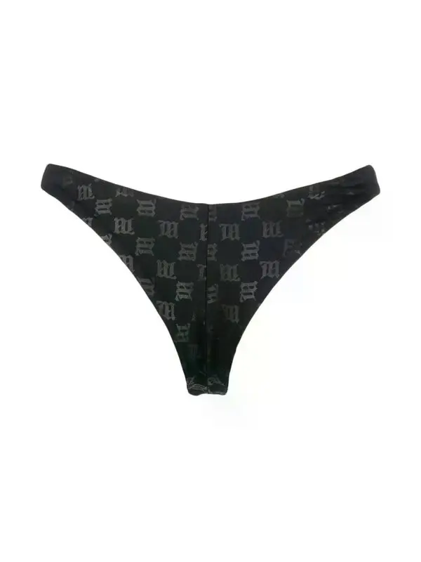 MISBHV Monogram-pattern Bikini Bottoms