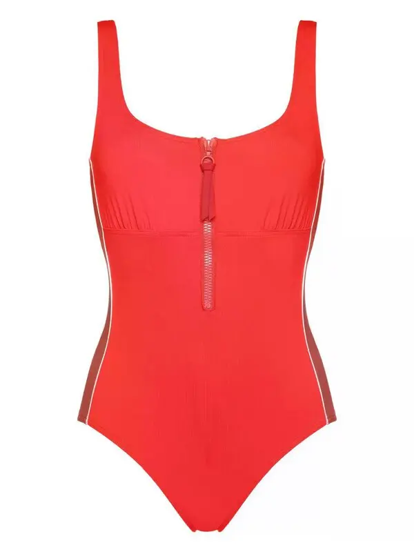 ERES Tribune Square-neck Swimsuit - Red
