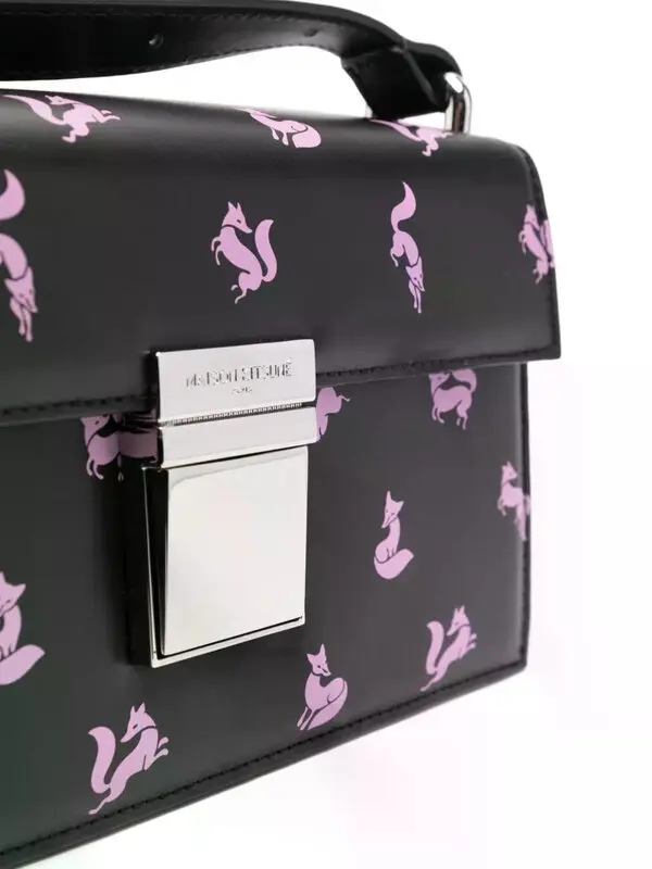 Maison Kitsuné All-over Fox Print Shoulder Bag