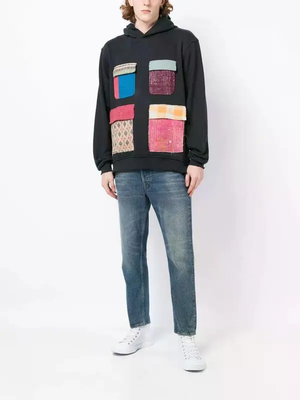 Alchemist Patchwork Cotton Hoodie