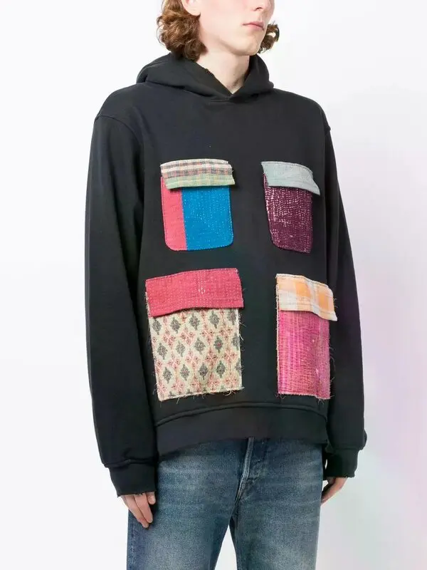 Alchemist Patchwork Cotton Hoodie